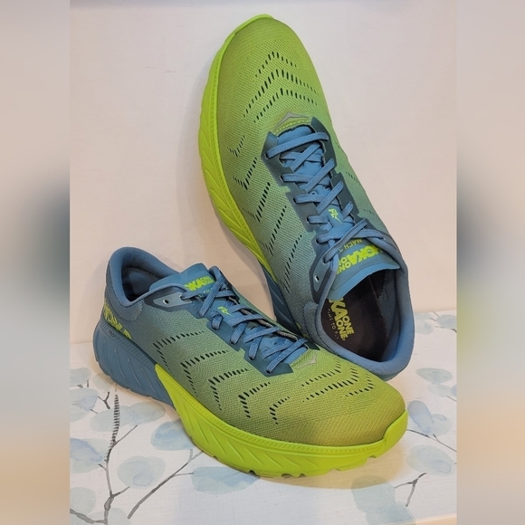 Hoka One One | Shoes | Hoka One One Mach 2 Blue Lime Green Gradient ...